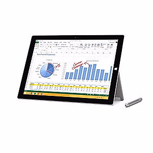 Microsoft Surface Pro 3 Tablet (12-Inch, 64 GB, Intel Core i3, Windows 10) (Renewed)