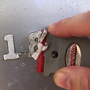 Werxrite RetraGuard Scraper & SafetiMax Scraper Combo - Stovetop Cooktop Glass Ceramic Metal Scraper - Sticker Glue Paint Adhesive Decal Scraper + 5 Replacement Scraper Blades per Scraper - USA Made