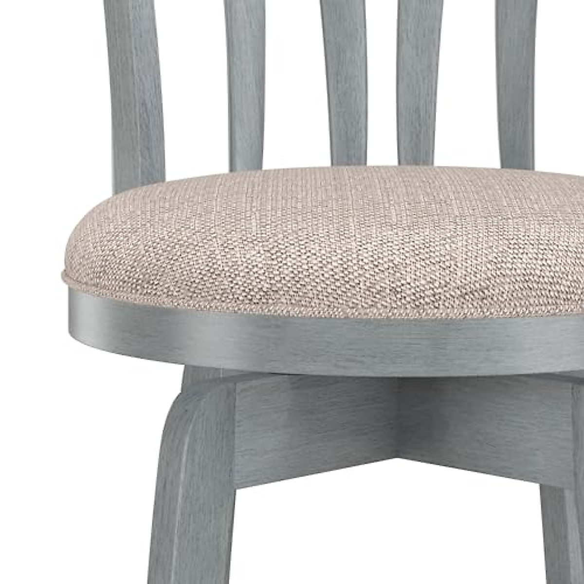 Hillsdale Furniture Savana Wood Bar Height Stool, 30" high, Blue Wire Brush