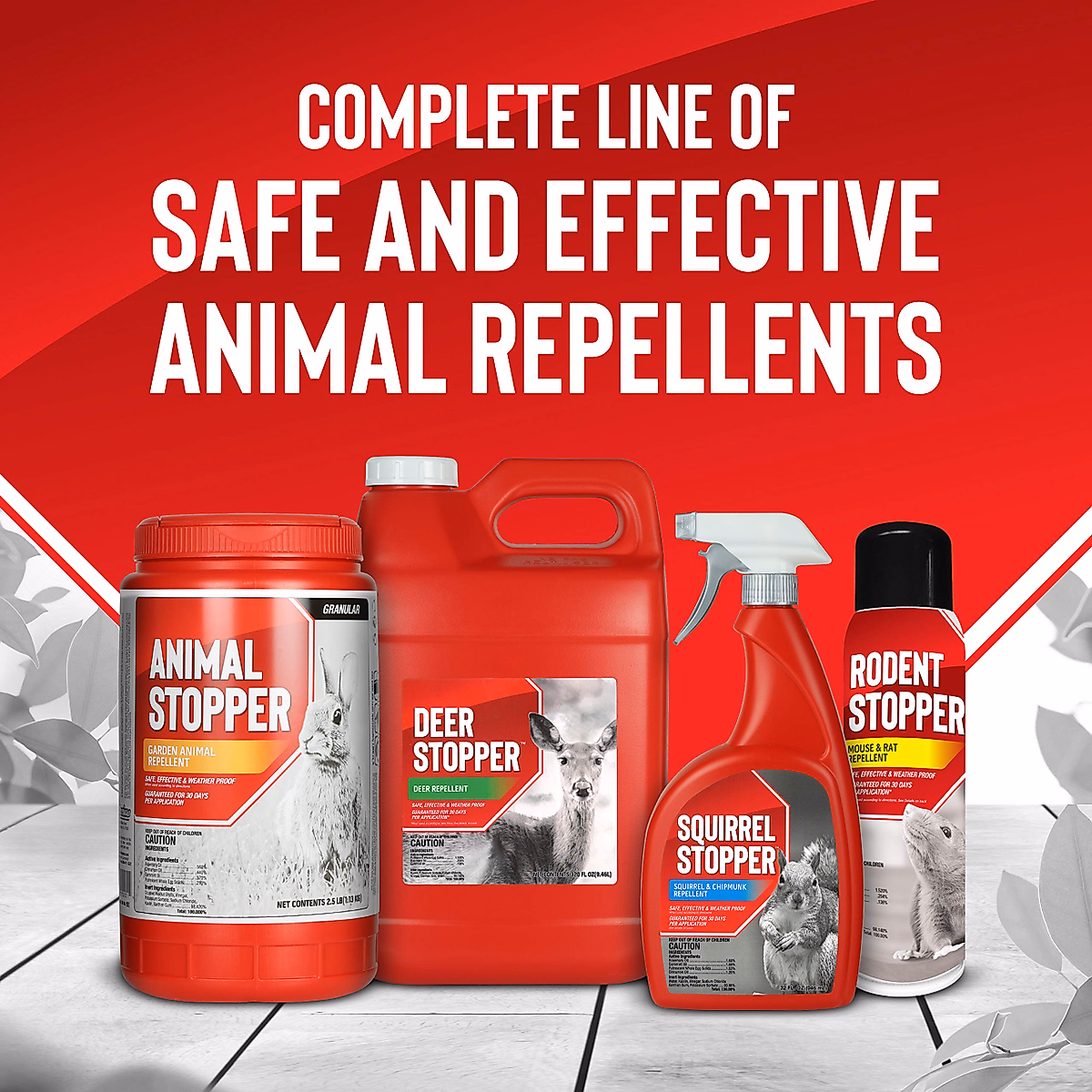 Mole & Vole Stopper, Granular Animal Repellent, All Natural, Effective All Year Round, Safe for People and Pets, No Harsh Chemicals, Ready to Use, Mole & Vole Animal Repellent - 40 lb. Bulk