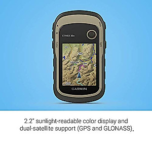 Garmin eTrex 32x, Rugged Handheld GPS Navigator (Renewed)