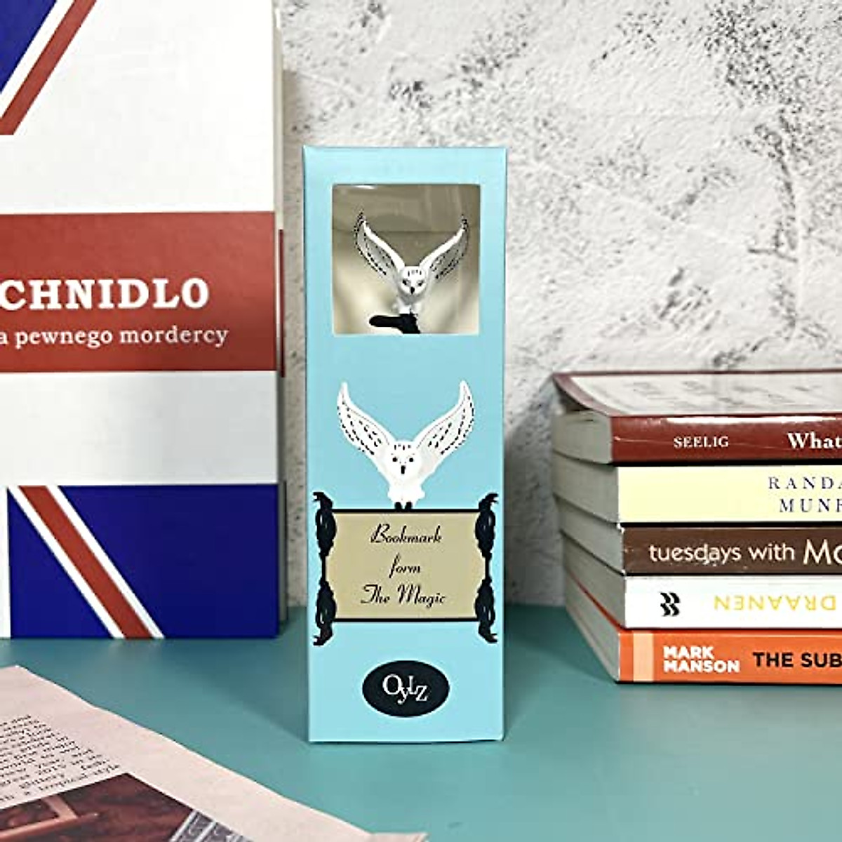 Creative Wizard Snowy Owl Bookmark Novelty Book Mark from The Magic School