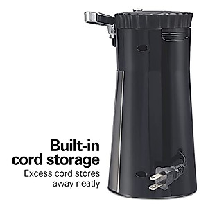 Hamilton Beach OpenStation Electric Automatic Can Opener for Kitchen with Multi Tool and Bottle and Jar Opening Tools, Auto Shutoff, Cord Storage, and Sure Cut Technology, Stainless Steel (76382)