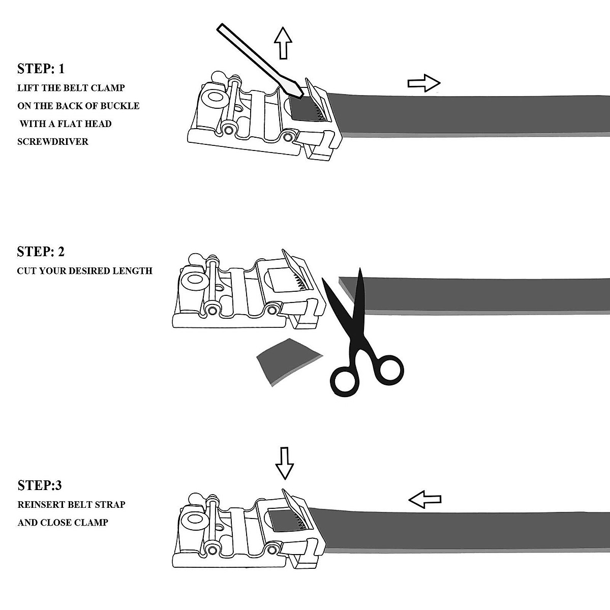 Falari Leather Dress Belt Ratchet Belt Holeless Automatic Buckle Adjustable Size 8001 (8801 Orange, Fit from 28 to 36")