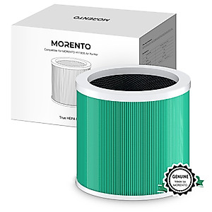 MORENTO HY1800 Genuine Air Purifier Replacement Filter, Ture HEPA Filter for HY1800 Air Purifer, Efficiency Activated Carbon, 1 Pack, Original Version