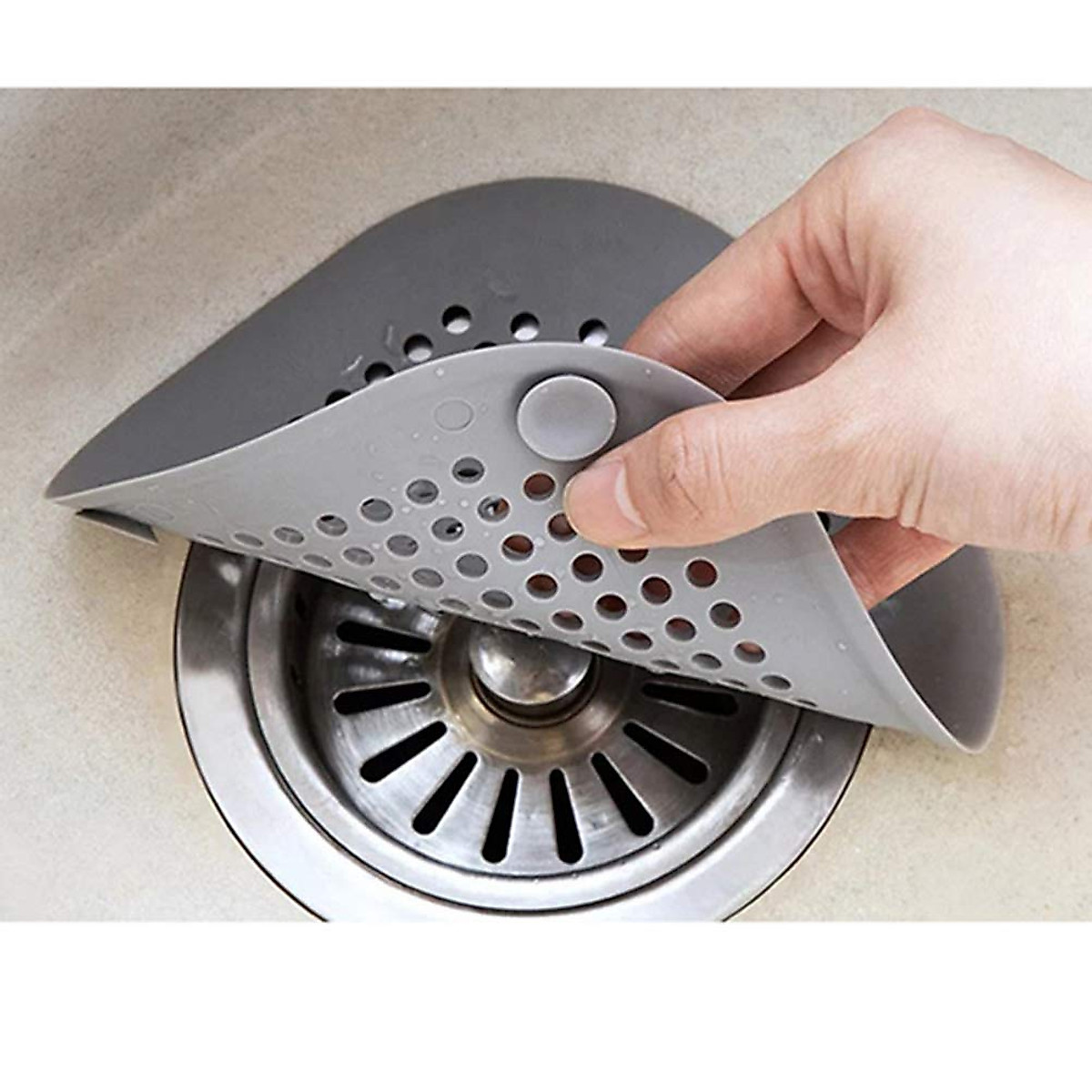 DOITOOL 3pcs Anti-clogging Sewer Colanders Over Sink Strainer Filter for Sink Bath Filter Kitchen Filter Colander Strainer Kitchen Supplies Bathtub Filter Sink Filter Drain Cover Hair