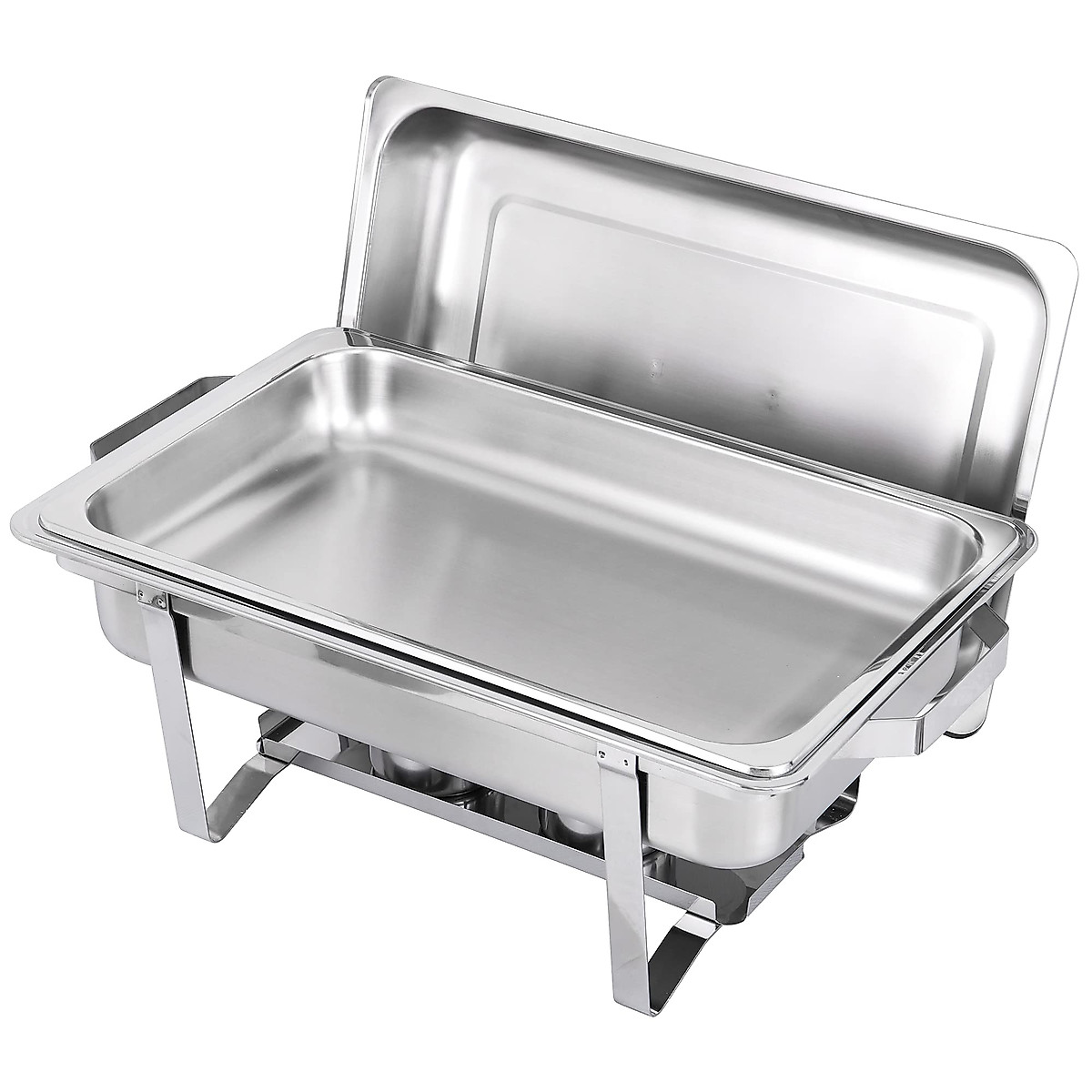 LEMY 8 Qt Stainless Steel Chafer Chafing Dishes Full Size Chafer for Catering Buffet Warmer Tray Kitchen Party Dining (2 Packs)