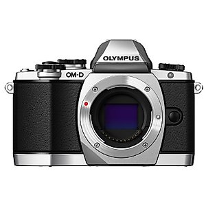 Olympus OM-D E-M10 Mirrorless Digital Camera (Silver)- Body only