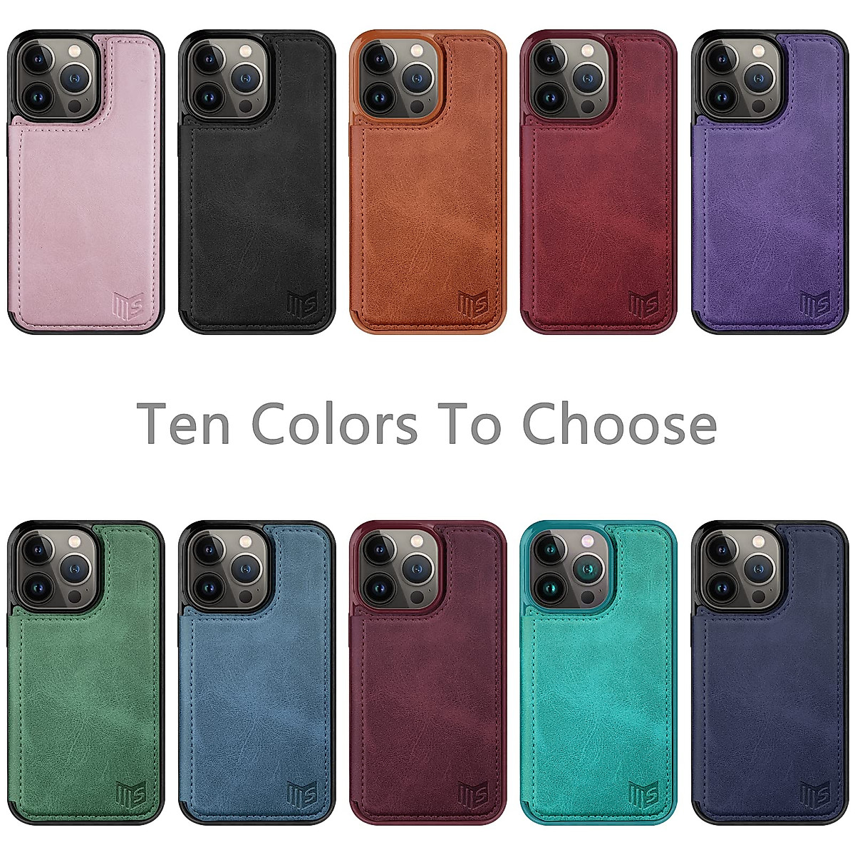 SUANPOT for iPhone 13 Pro Max Wallet case 6.7 5G with RFID Blocking Credit Card Holder,Flip Book PU Leather Phone case Shockproof Cover Cellphone Women Men for Apple 13 Promax case Wallet Purple