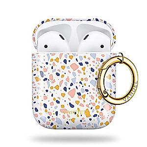Vandel AirPod Case Cover for Women. Designer Apple AirPods Case for Women EarPods 2nd Generation & 1st Gen Hard Case with Aesthetic Design Case Keychain, for Women, Girls