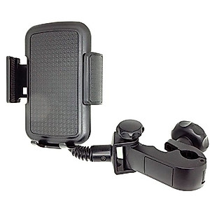 AccessoryBasics Music Mic Microphone Stand Smartphone Mount w/Multi Angle 360° Swivel Adjust Holder for Apple iPhone 14 13 12 11 MAX Pro Samsung Galaxy S23 S22 S21 Flip Google Pixel XL phones