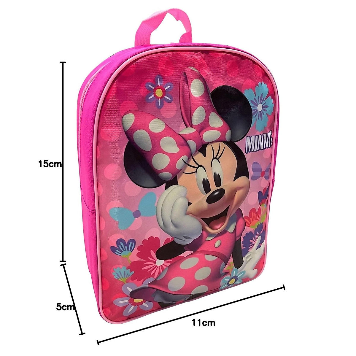 Ruz Minnie Mouse Girl's 15" Backpack (Pink)