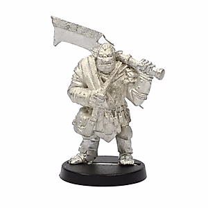 Stonehaven Half-Orc Fighter Miniature Figure (for 28mm Scale Table Top War Games) - Made in USA