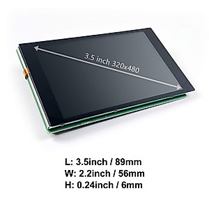 innomaker Raspberry Pi LCD Display TFT Capacitive Touch Screen 3.5 Inch 320×480 for Rasp Pi 5 4 3 B+ Raspberry pi x Display Terminals