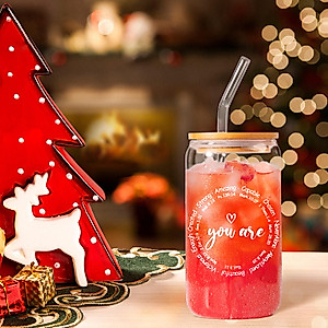 Vetbuosa Inspirational Gifts Coffee Glass,Christmas Gifts,Spiritual Gifts for Women,Gifts for Mom,Teacher Gifts,Best Friend Birthday Gifts,Christian Gifts,Gifts for Boss,Sister,Coworker