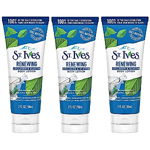 St. Ives Skin Renewing Body Lotion 2 Oz Travel Size (Pack of 3)