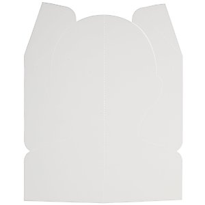 Roylco Stand-Up Self Portrait Art Project Kit - 6 1/4 x 9 inch - Pack of 40 White