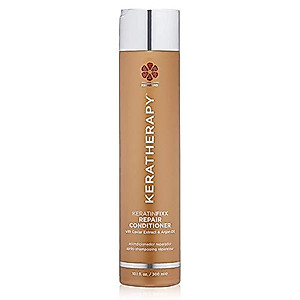 KERATHERAPY Keratin Infusion Repair Conditioner, 10.1 fl. oz., 300 ml - Repairs Dry, Damaged or Frizzy Hair with Caviar Extract, Argan Oil & Kerabond