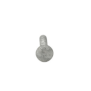 1/4"-20 x 2 Hot Dipped Galvanized Carriage Bolt w/Nuts & Flat Washers, Grade A, Full Thread, Quantity 100 - by Fastener Depot, LLC