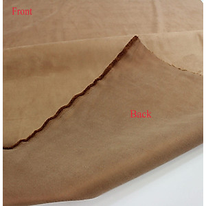 Mybecca Buckskin Microsuede Upholstery Drapery Fabric (5 Yards) - Mocha