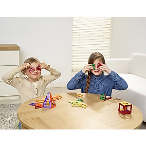 GeoSmart GeoSphere 31-Piece GeoMagnetic STEM Building Set with Spinner