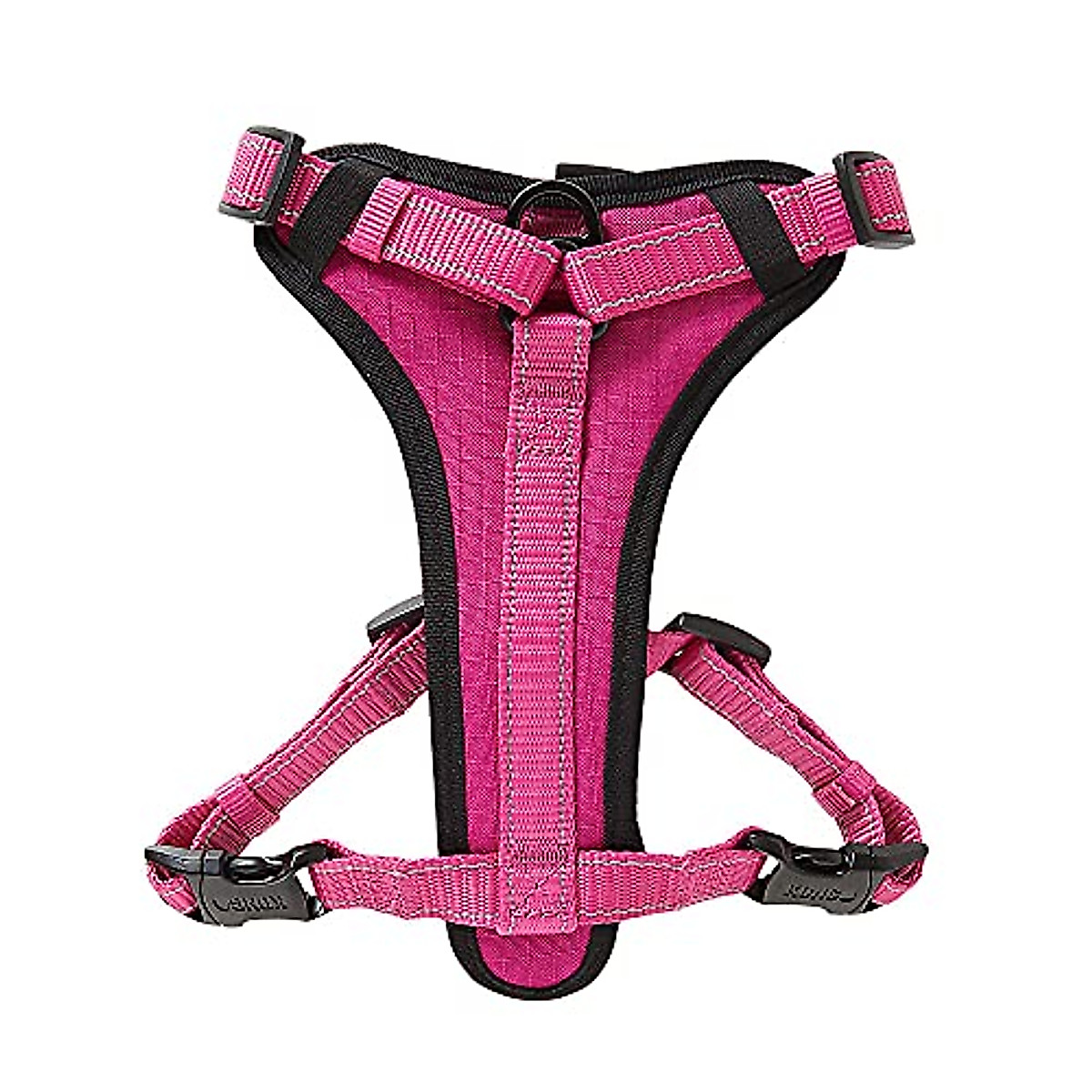 KONG Max Ultra Durable Neoprene Padded Chest Plate Dog Harness Offered by The Barker Company (Pink, Medium)