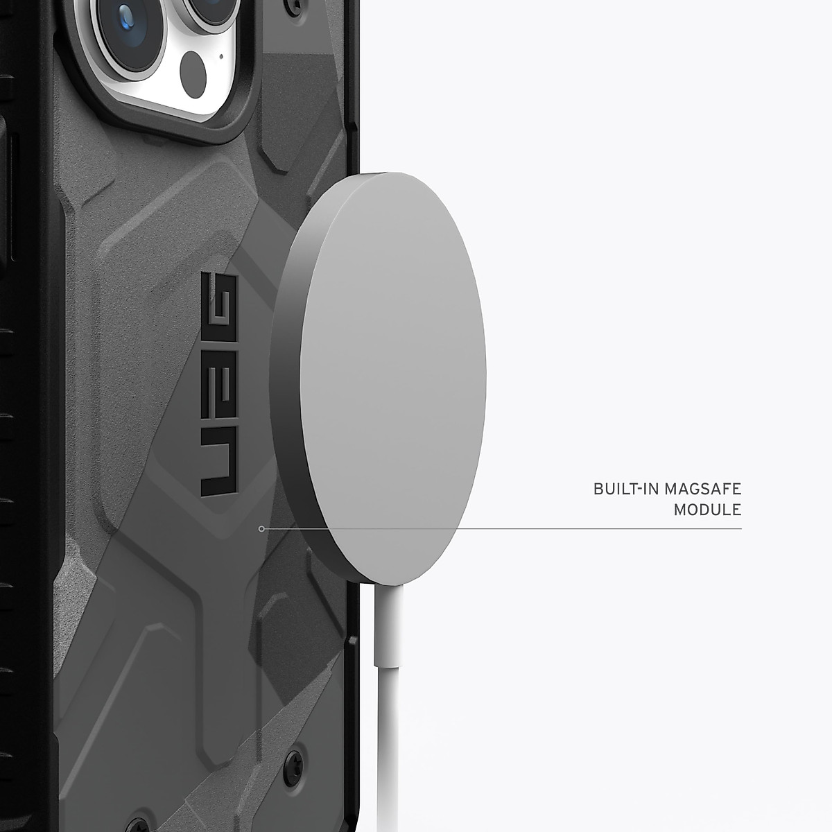 URBAN ARMOR GEAR UAG Case [Updated Version] Compatible with iPhone 15 Pro Max Case 6.7" Pathfinder SE Geo Camo Built-in Magnet Compatible with MagSafe Charging Rugged Military Grade Protective Cover