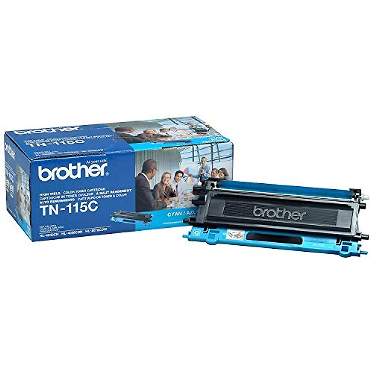 Brother Tn115c High-Yield Toner Cartridge, Cyan - in Retail Packaging