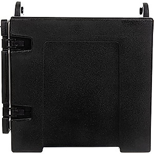 Carlisle FoodService Products Cateraide Plastic Insulated Food Container, Portable Food Warmer, Food Pan Carrier with Versatile Capacity for Parties, Catering, Buffets, 5 Full Pans, Black