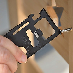 Cool Unusual Gadgets Gifts for Men 11-in-1 Wallet Multitool Tool All in One EDC tools (GOLD 11-in-one)