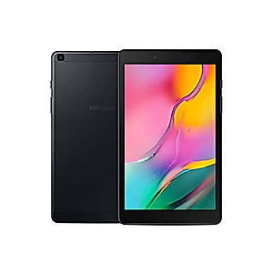 SAMSUNG Electronics Galaxy Tab A 8.0", 32GB, Black (Wi-Fi) Tablet - Quad Core Qualcomm Processor, 1280 x 800 (WXGA), 8MP Rear-Facing and 2MP Front-Facing Camera, Android, DAODYANG 64GB SD Card