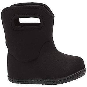 Bogs Baby Rain Boot, Black/Black, 6 US Unisex Infant