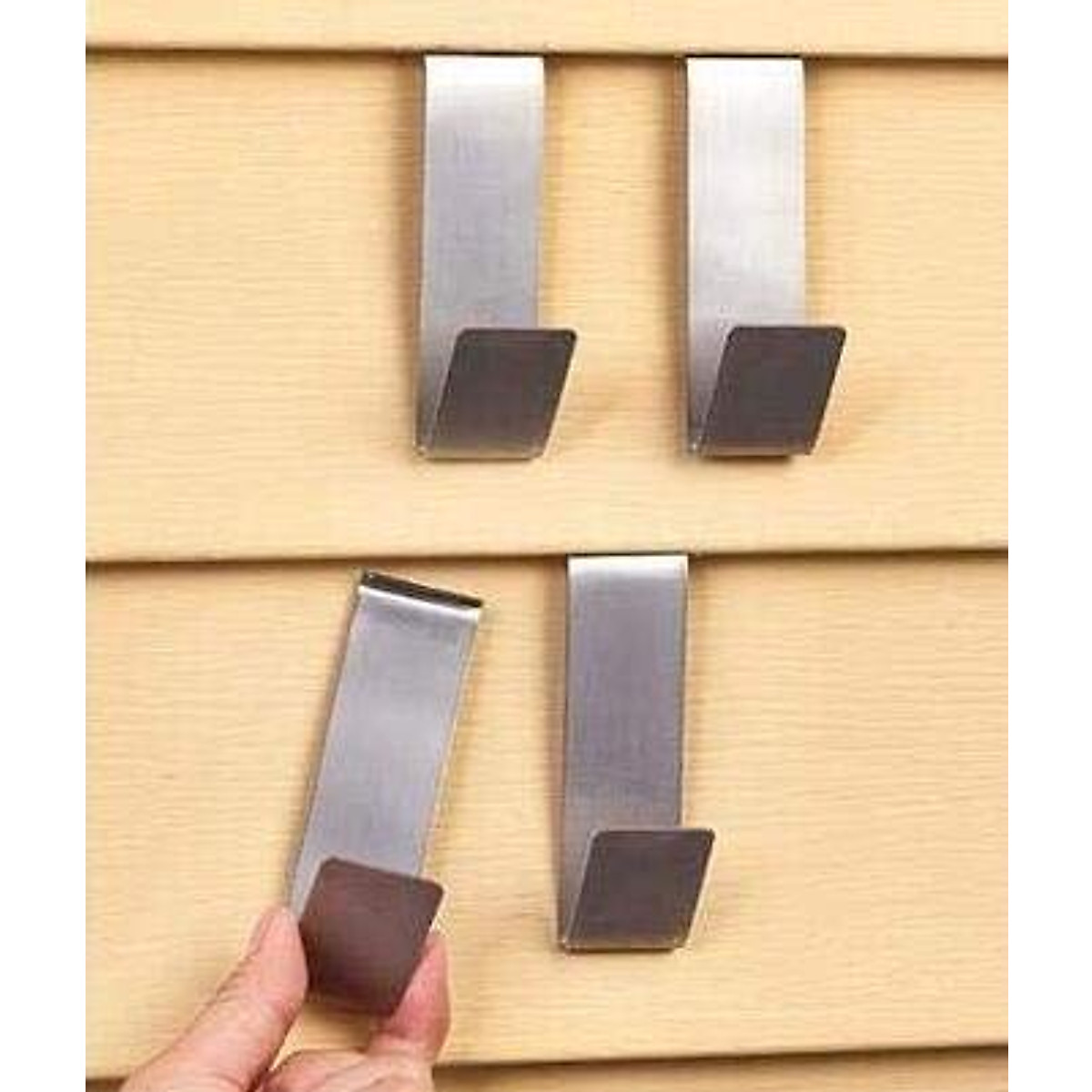 Kerixi Siding Hooks for Hanging Outdoor Set of 4
