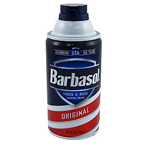 Barbasol Thick and Rich Shaving Cream, Original 10 oz (Pack of 3)