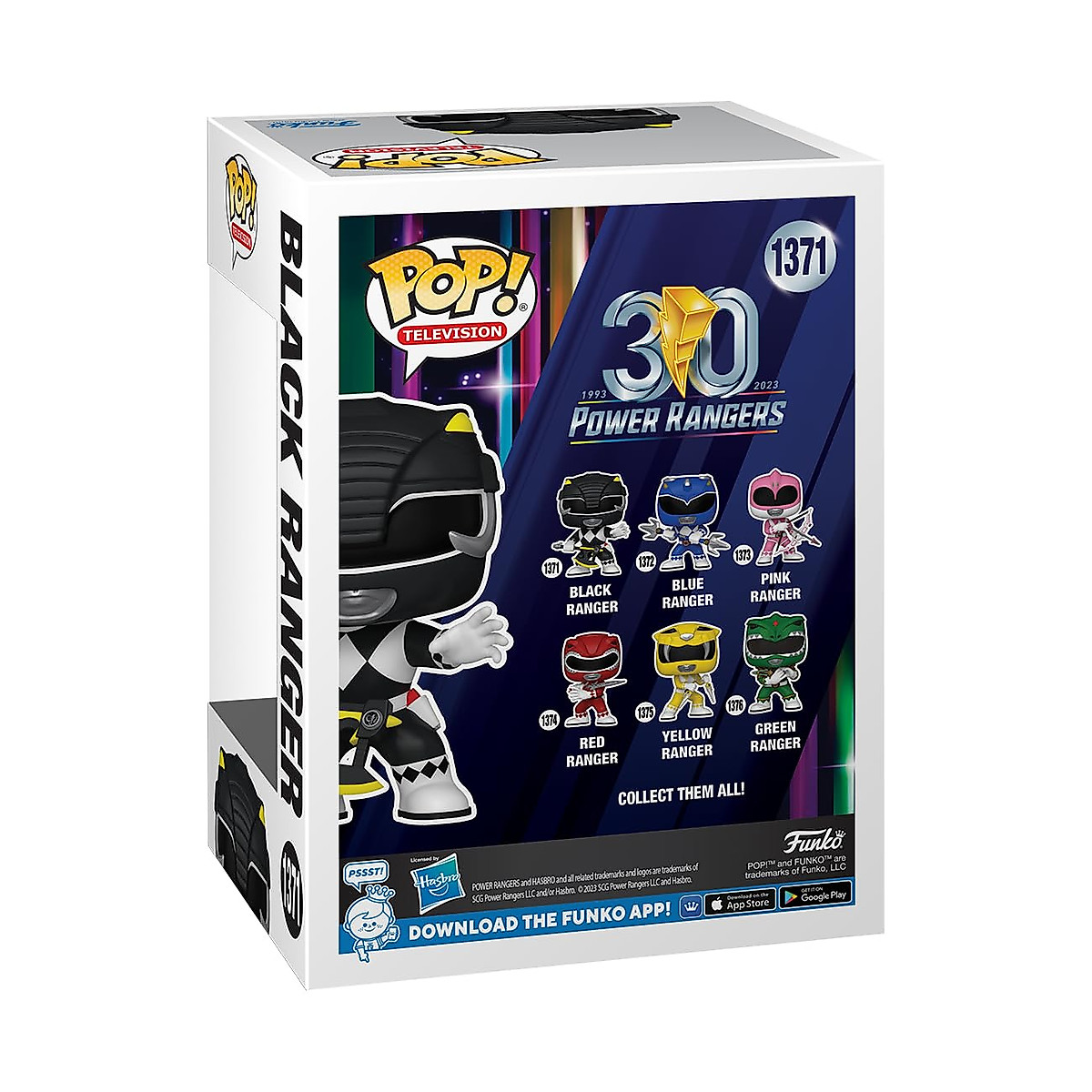 Funko Pop! TV: Mighty Morphin Power Rangers 30th Anniversary - Black Ranger