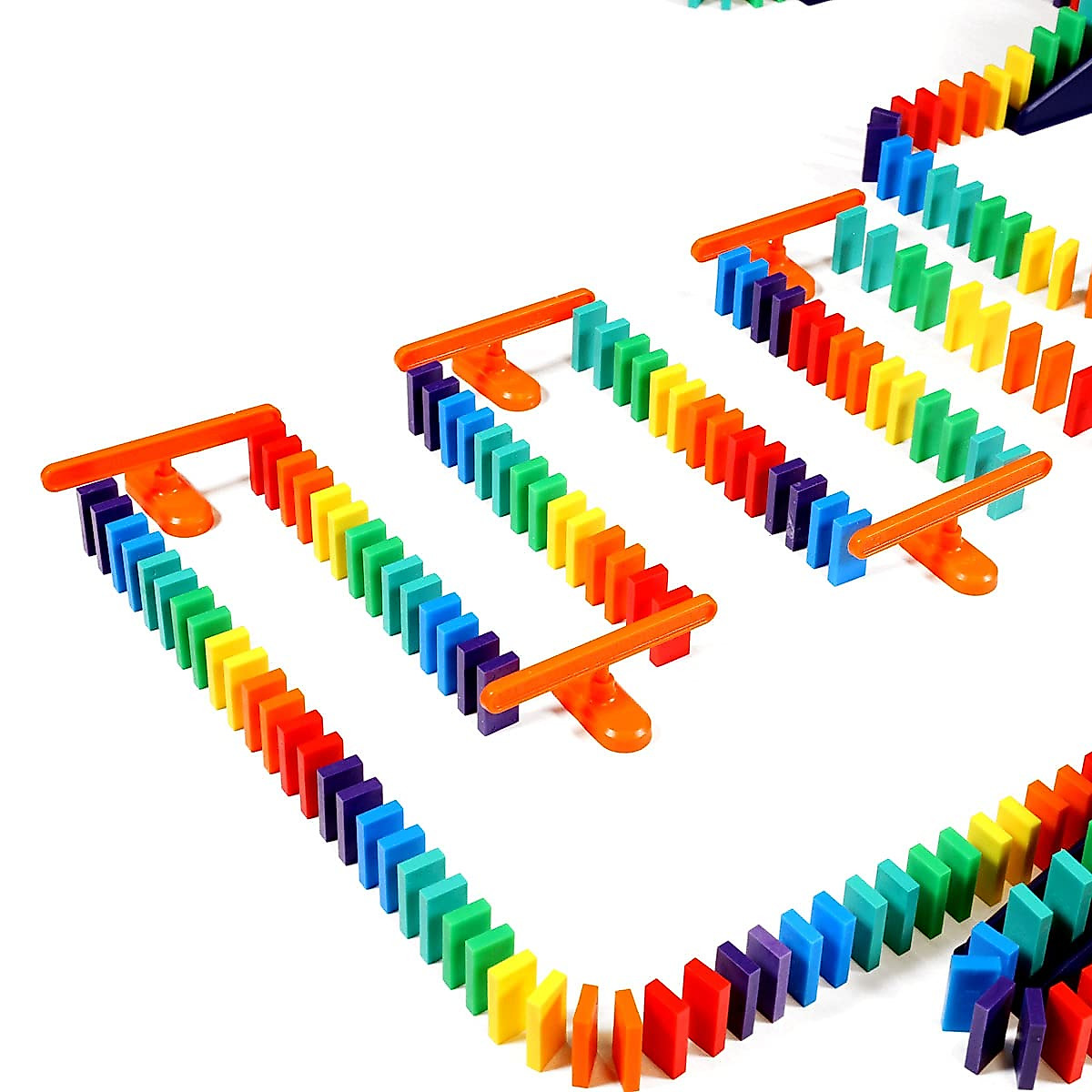 Bulk Dominoes Mini Domino Kit | Dominoes Set, STEM STEAM Small Toys, Family Games for Kids, Kids Toys and Games, Building, Toppling, Chain Reaction Sets (Master)