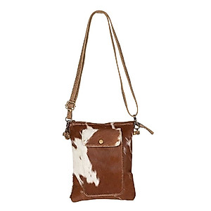 Myra Bag Leather Lithe Cowhide Small Bag Upcycled Leather & Cowhide S-2234