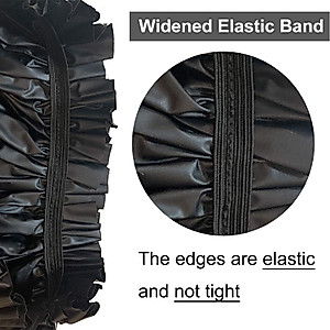 ELEBOX 2 Packs Extra Large Shower Caps Jumbo Shower Cap for Braids Big Shower cap for Women Long Hair Bath Cap Waterproof