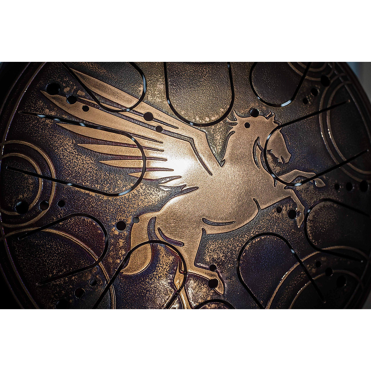 Tank Drum Kosmosky 12" (30 cm) KSY-141"Pegasus" 2-sided/B minor; E major/Hand Pan/Steel Drum/Tongue drum/Singing bowl