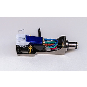 Headshell & Cartridge, Stylus for Pioneer PL 550, PL 10, PL 510, PL 71, Titanium