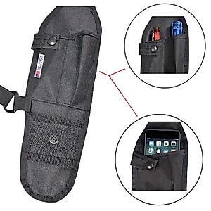 USH-300R Radio Shoulder Holster Right Side Chest Harness with an Adjustable Radio Pouch fits All Motorola ICOM Vertex Two Way Radios 4-3/4' up to 9" Tall. Made in The USA by Holsterguy.