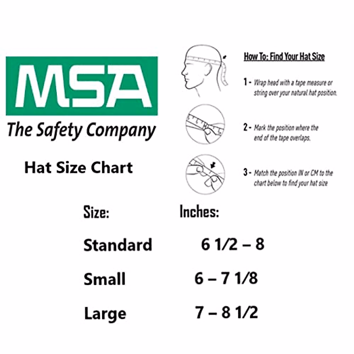 MSA 10194788 H1 V-Gard Helmet With Fas-Trac III Ratchet Suspension | Polyethylene Shell, Superior Impact Protection, Self Adjusting Crown Straps - Standard Size in Hi-Viz Yellow/Green