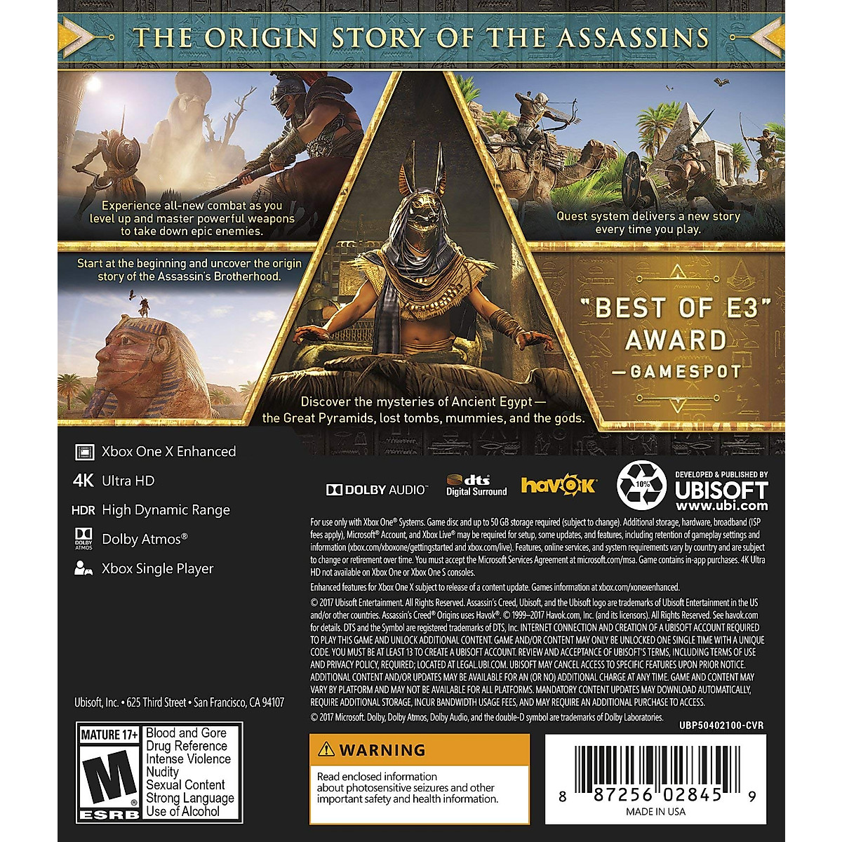 Assassin's Creed Origins - PlayStation 4 Standard Edition (Renewed)
