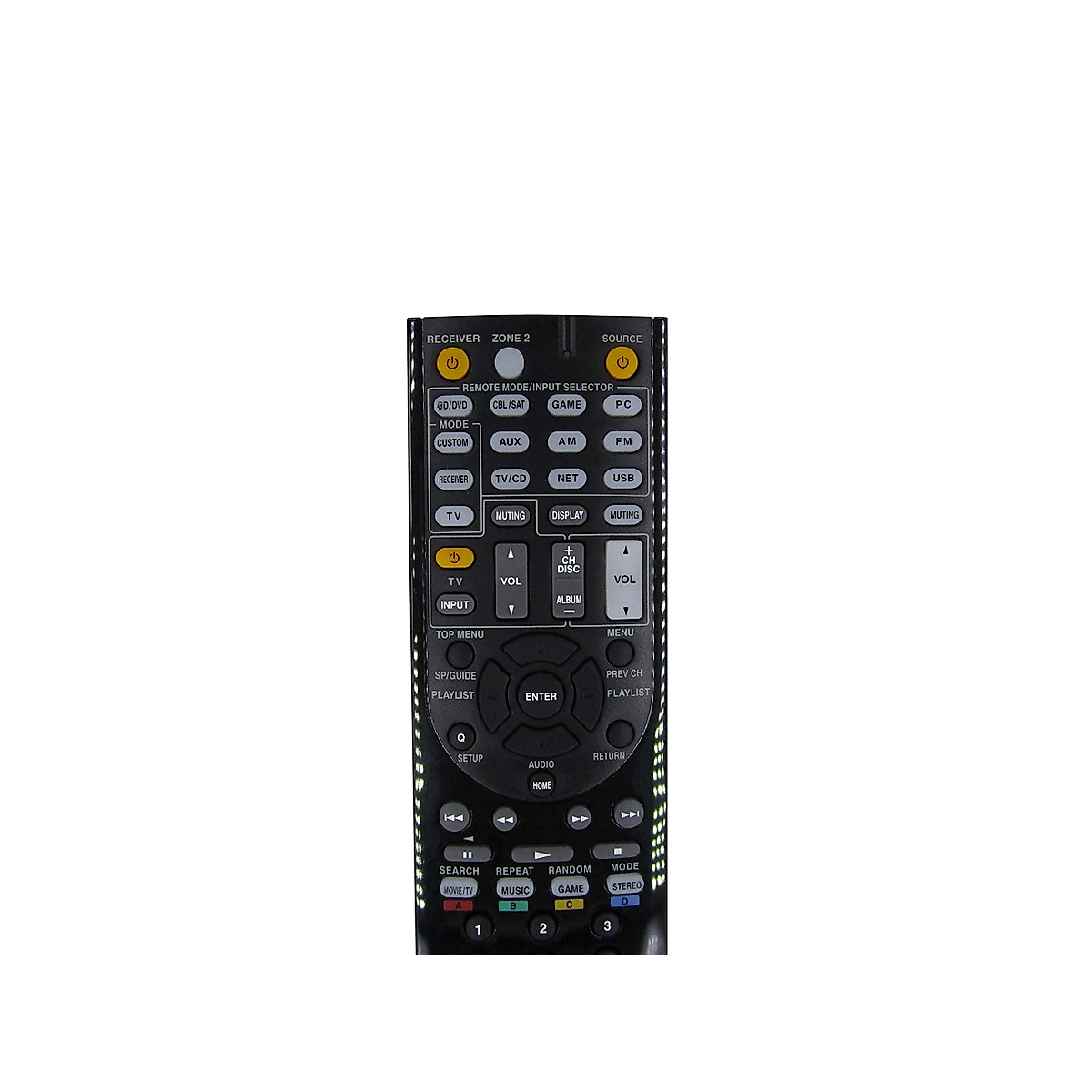 HCDZ Replacement Remote Control for Onkyo RC-801M 24140801 HT-R690 HT-S7400 HT-S8400 HT-S9400 HT-S9400THX HT-RC360 Network Audio Video AV Receiver