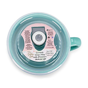 Silver Buffalo The Golden Girls Ceramic Soup Mug with Vented Lid | Holds 24 Ounces