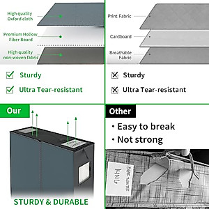 Aokeyee Bed Sheet Organizers and Storage, 2 Pack Foldable Bed Sheet Organizer for Linen Closet(Queen or King Size),Sheets Set Folder for Bedding Sheets,Duvet Covers and Pillow Cases(Grey)