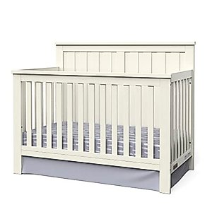 Child Craft Calder 4-in-1 Convertible Baby Crib, Brushed Cotton