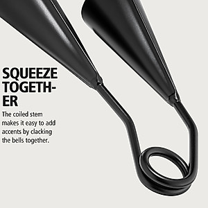 Meinl Percussion Agogo Bell Traditional Instrument for Samba and Latin Music — NOT Made in China — Handheld, 2-Year Warranty (STBAG5)