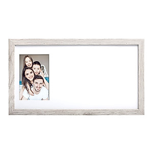 Kate & Milo Rustic Family Handprint Photo Frame, Family Keepsake Frame, DIY Craft for Family Night for Parents and Children, Farmhouse Decor, 6" x 4" Photo Inserts, Distressed Wood
