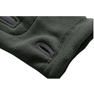 CRYSULLY Men's Autumn Winter Military Tactical Jackets Camping Sailing Field Fleece Jacket Snow Coat Gray